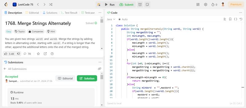 Conquering #leetcode after 10-day break | SAMPATH B. posted on the ... Conquering #leetcode after 10-day break | SAMPATH B. posted on the ...