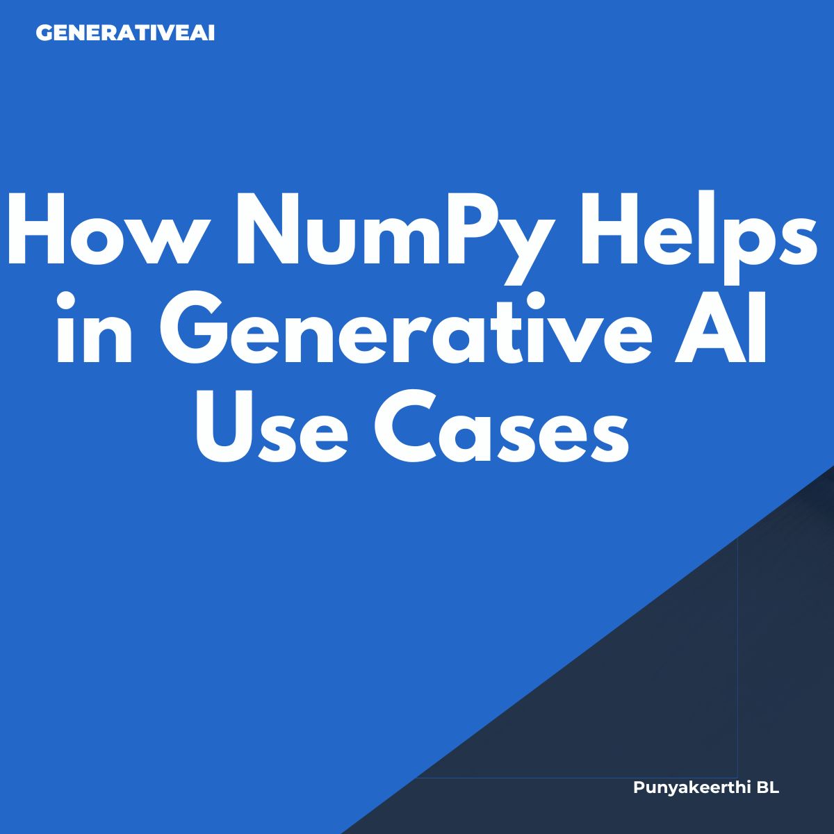 Punyakeerthi BL on LinkedIn: #generativeai #artificialintelligence # ... Punyakeerthi BL on LinkedIn: #generativeai #artificialintelligence # ...