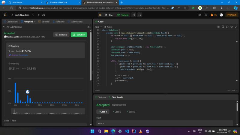 Day 36 of #100DaysOfCode: Solving LeetCode problem | Krishna Vaithi ... Day 36 of #100DaysOfCode: Solving LeetCode problem | Krishna Vaithi ...