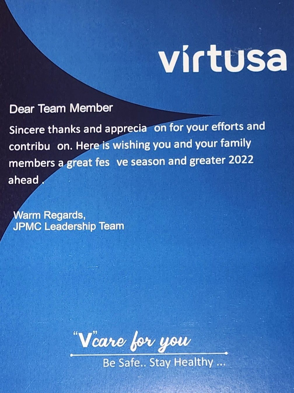 Rajesh Kumar M. on LinkedIn: #virtusa #jpmorganchase #jpmc Rajesh Kumar M. on LinkedIn: #virtusa #jpmorganchase #jpmc