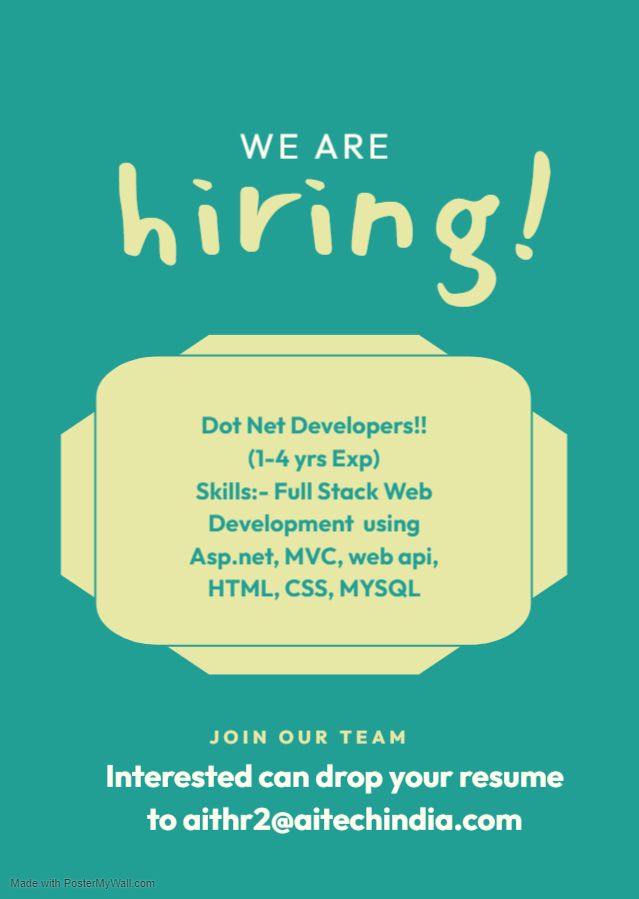 Krithika R on LinkedIn: #aspdotnet #aspdotnetcore #webapi #mvc #mysql Krithika R on LinkedIn: #aspdotnet #aspdotnetcore #webapi #mvc #mysql
