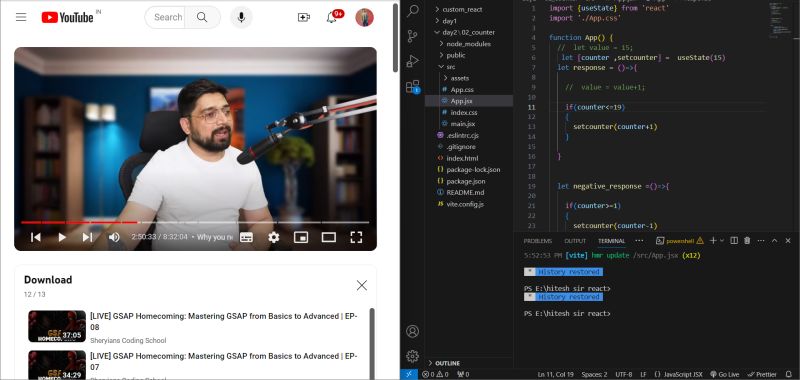 Pratham Sahu on LinkedIn: #react #chaiorcode #hiteshchoudhary # ... Pratham Sahu on LinkedIn: #react #chaiorcode #hiteshchoudhary # ...