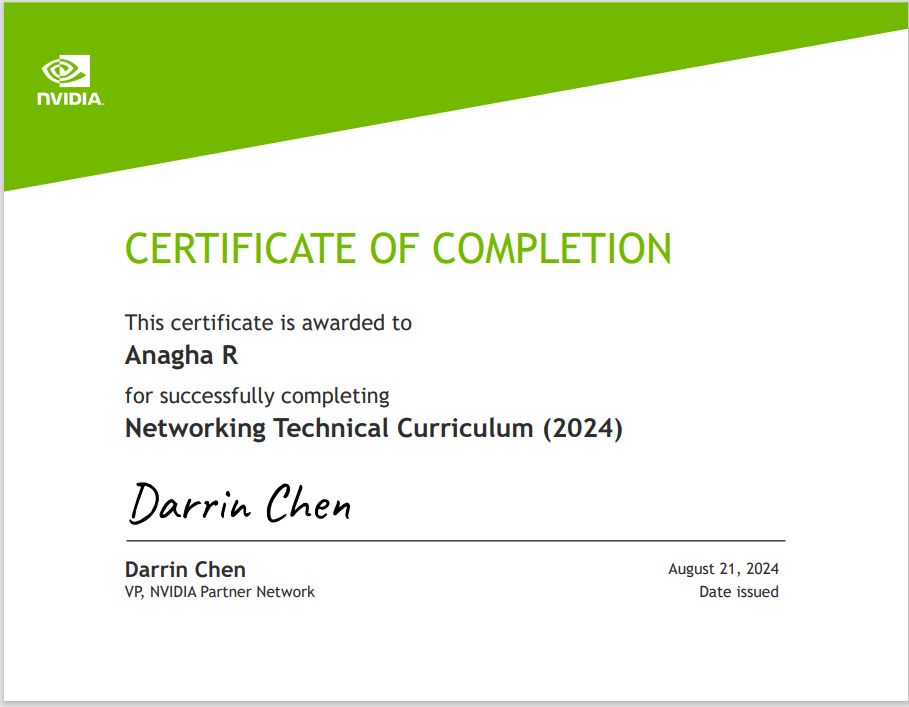Anagha Ranjith on LinkedIn: #networking #infiniband #rdma #nvidia # ... Anagha Ranjith on LinkedIn: #networking #infiniband #rdma #nvidia # ...