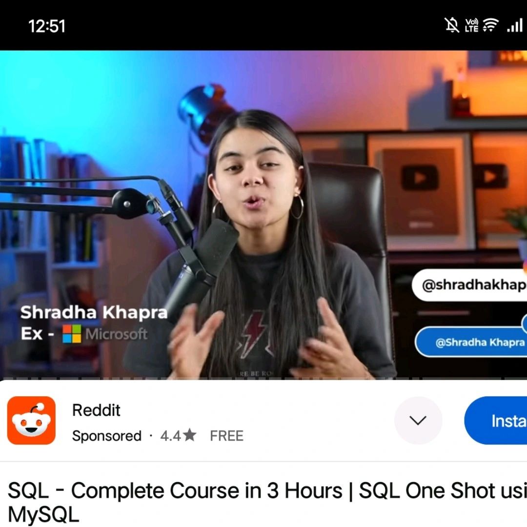 SHRUTI JHA on LinkedIn: #sql #learning SHRUTI JHA on LinkedIn: #sql #learning