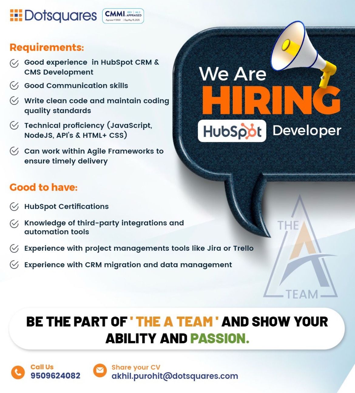 #dotsquares #hiring #recruitment | Soubhik Maity #dotsquares #hiring #recruitment | Soubhik Maity