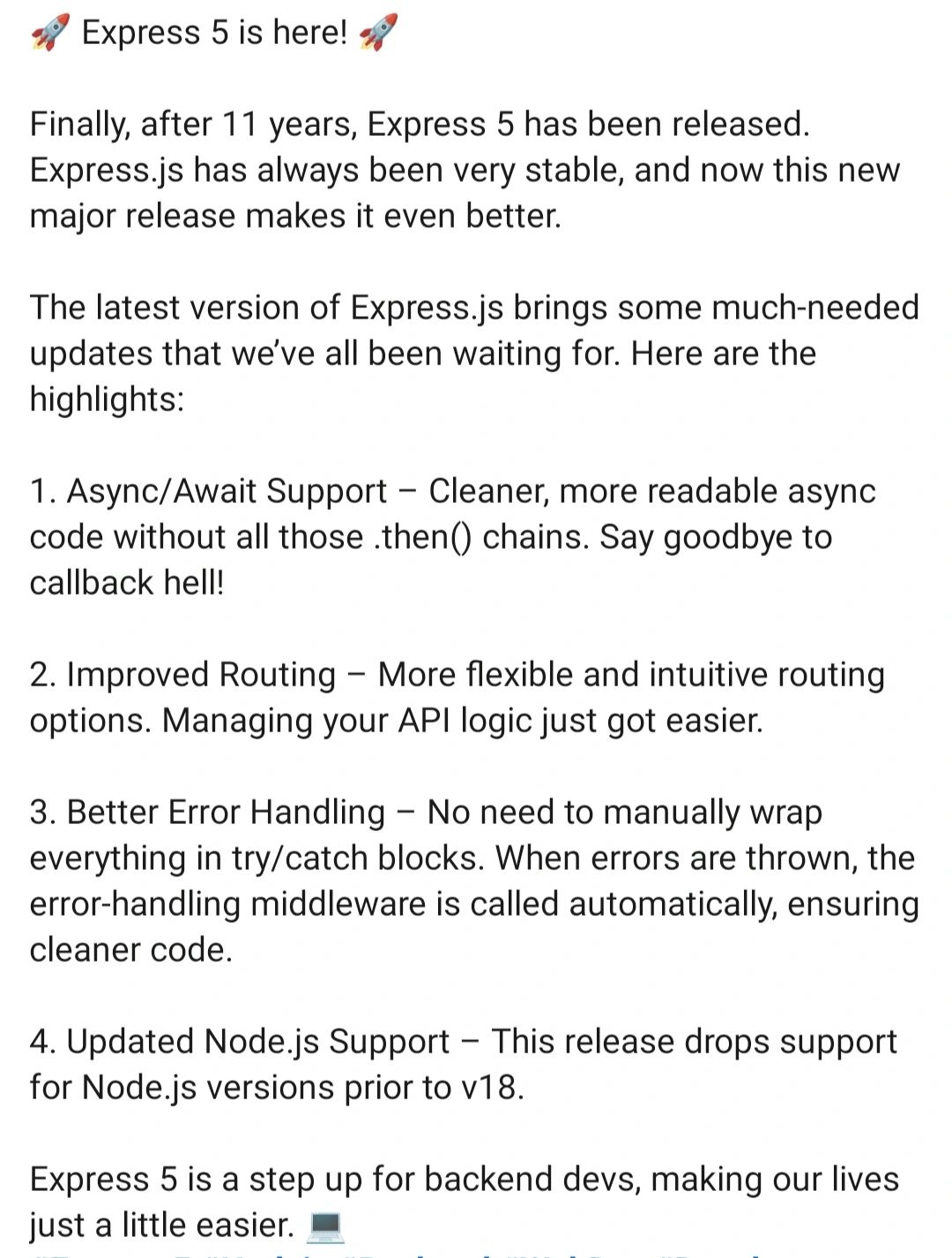 Rahul Raj on LinkedIn: #expressjs #nodejs Rahul Raj on LinkedIn: #expressjs #nodejs
