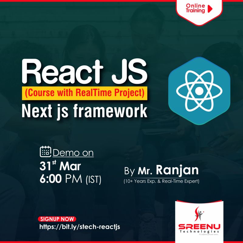 Sreenu Technologies on LinkedIn: #nextjs #framework #reactjs # ... Sreenu Technologies on LinkedIn: #nextjs #framework #reactjs # ...