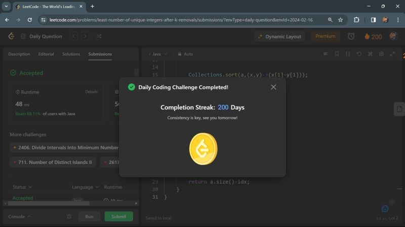 Ravi Kumar on LinkedIn: #leetcode #codingjourney #200daysstreak # ... Ravi Kumar on LinkedIn: #leetcode #codingjourney #200daysstreak # ...