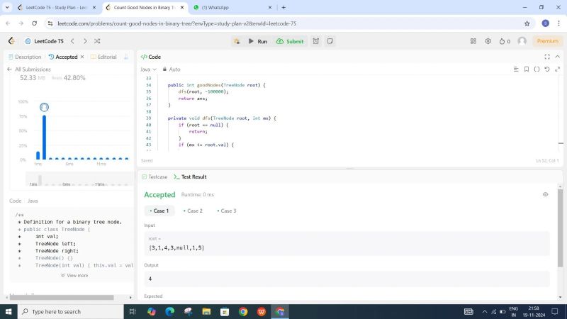 sarin S on LinkedIn: #problemsolving #leetcode #java sarin S on LinkedIn: #problemsolving #leetcode #java