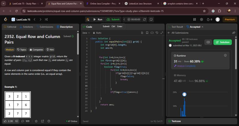 #leetcode #100daysofcode | MOHAMED INAMUL HUSSAIN #leetcode #100daysofcode | MOHAMED INAMUL HUSSAIN