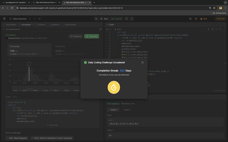 #leetcode #streak #coding | RAUNAK GHOSH #leetcode #streak #coding | RAUNAK GHOSH