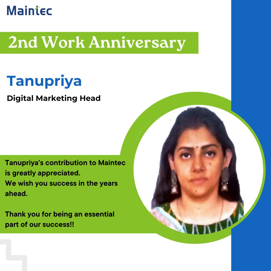 #workanniversary | Maintec Technologies - India #workanniversary | Maintec Technologies - India