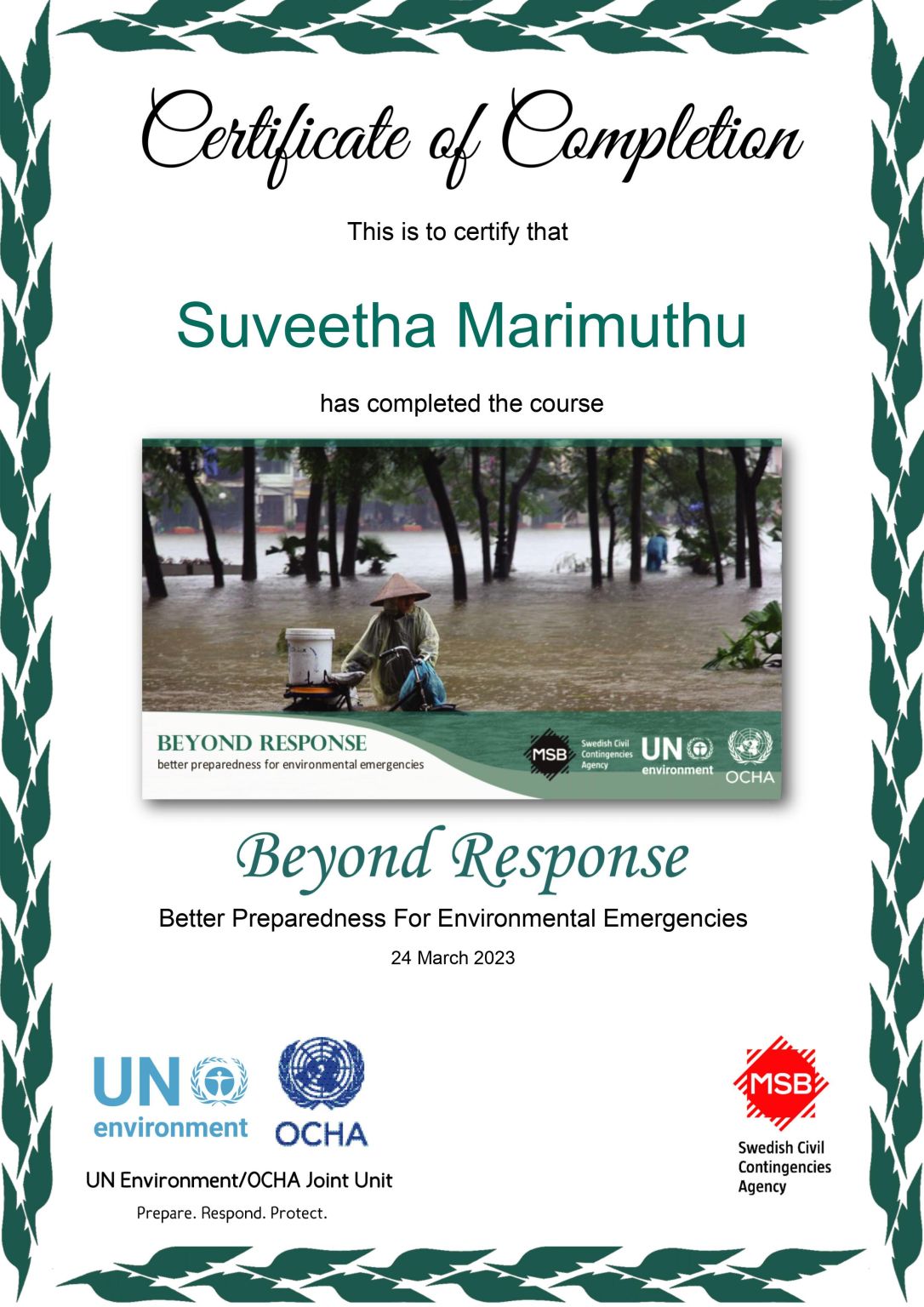 Suveetha Marimuthu on LinkedIn: #unep #unep #ochajointunit #ocha # ... Suveetha Marimuthu on LinkedIn: #unep #unep #ochajointunit #ocha # ...