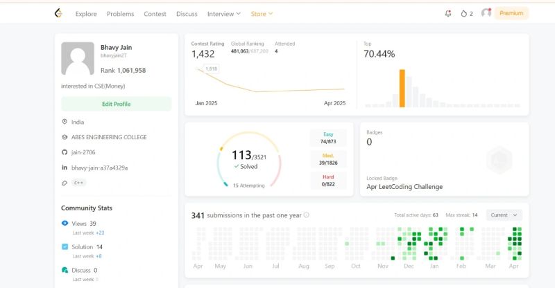 π‘ Milestone Achieved: 100 DSA Questions on LeetCode π Excited to share ... π‘ Milestone Achieved: 100 DSA Questions on LeetCode π Excited to share ...