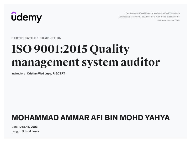 Ts. Mohammad Ammar Afi Mohd Yahya on LinkedIn: I am thrilled to ... Ts. Mohammad Ammar Afi Mohd Yahya on LinkedIn: I am thrilled to ...