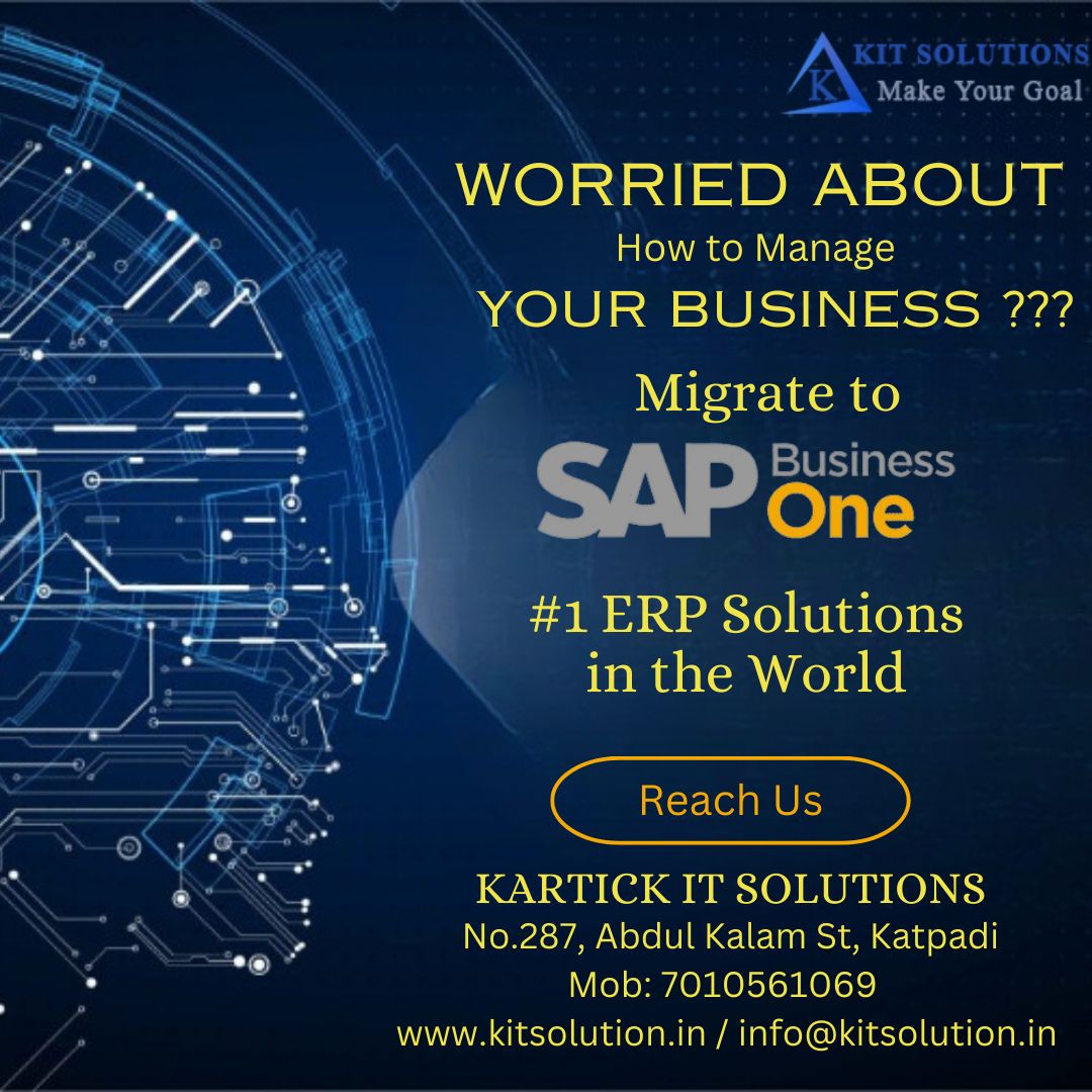KARTICK IT SOLUTIONS on LinkedIn: #sap #sapbusinessone KARTICK IT SOLUTIONS on LinkedIn: #sap #sapbusinessone