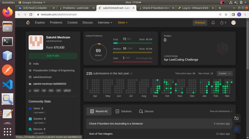 Sakshit Meshram on LinkedIn: #connections #dsa #algorithms #experience ... Sakshit Meshram on LinkedIn: #connections #dsa #algorithms #experience ...