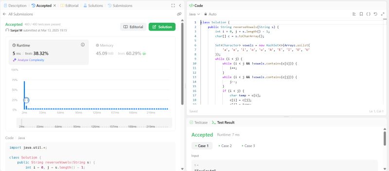 #100daysofleetcode #codingchallenge #problemsolving #leetcode… | SANJAI M #100daysofleetcode #codingchallenge #problemsolving #leetcode… | SANJAI M
