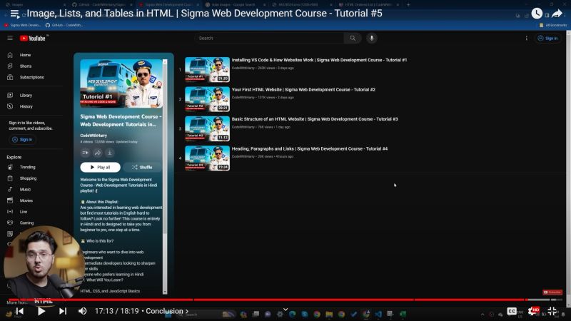 Learn HTML, JavaScript, and CSS with CodeWithHarry | Aman Anand posted ... Learn HTML, JavaScript, and CSS with CodeWithHarry | Aman Anand posted ...