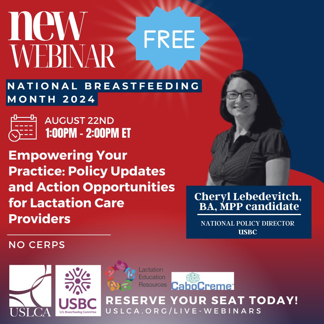 United States Lactation Consultant Association on LinkedIn: 🚨 LAST ... United States Lactation Consultant Association on LinkedIn: 🚨 LAST ...