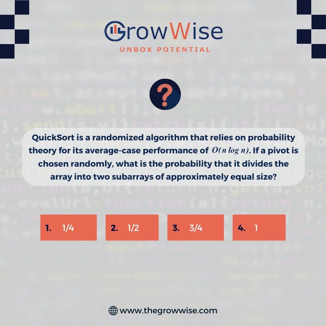 GrowWise on LinkedIn: #growwise #math #techbrainteaser #quicksort # ... GrowWise on LinkedIn: #growwise #math #techbrainteaser #quicksort # ...