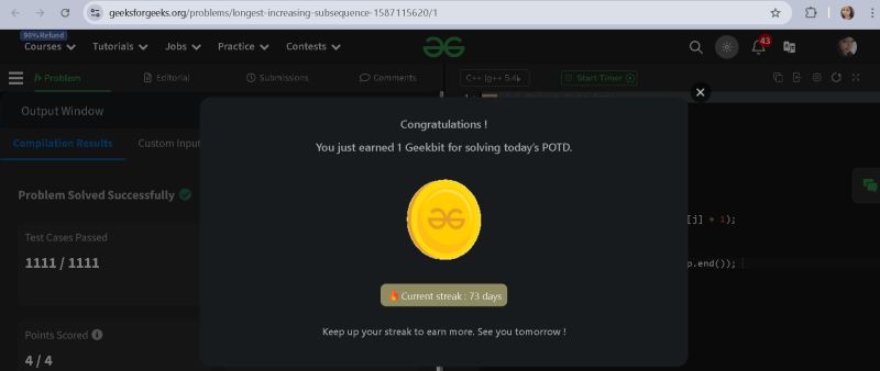 #coding #problemsolving #geeksforgeeks #dailychallenge #consistency ... #coding #problemsolving #geeksforgeeks #dailychallenge #consistency ...