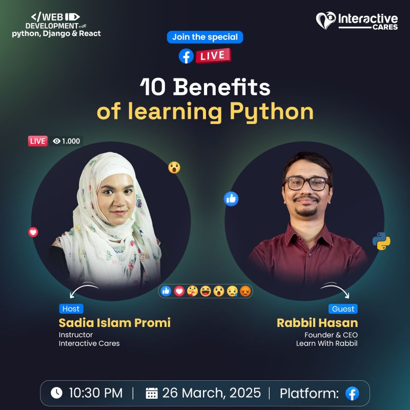 #python #learnpython #interactivecares #facebooklive #webdevelopment ... #python #learnpython #interactivecares #facebooklive #webdevelopment ...