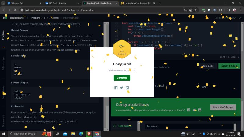 Shivesh kumar on LinkedIn: #hackerrank #cplusplus #programmingjourney # ... Shivesh kumar on LinkedIn: #hackerrank #cplusplus #programmingjourney # ...