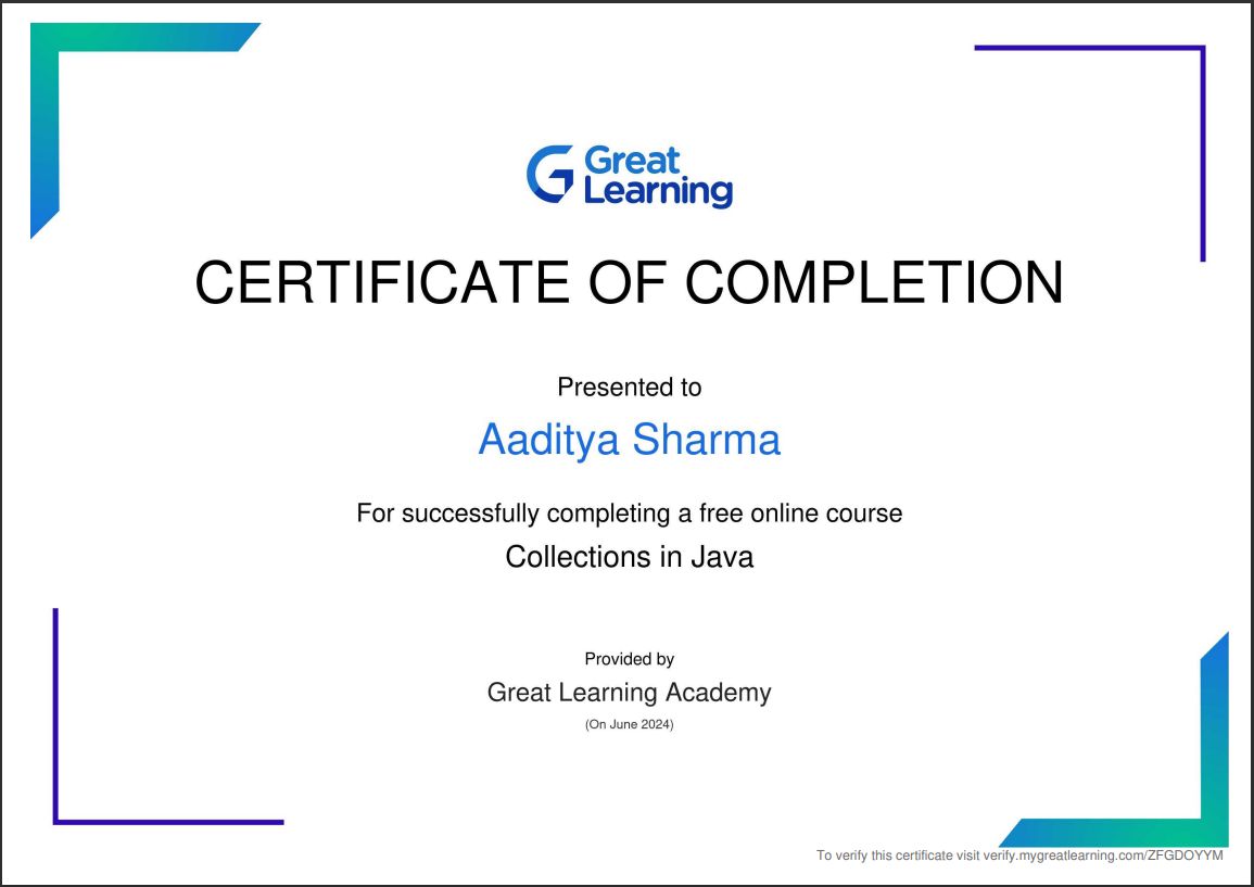 Aaditya Sharma on LinkedIn: #greatlearning #java #programming # ... Aaditya Sharma on LinkedIn: #greatlearning #java #programming # ...