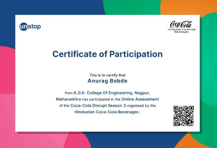 Anurag Bobde on LinkedIn: #connections #unstop #cocacola Anurag Bobde on LinkedIn: #connections #unstop #cocacola