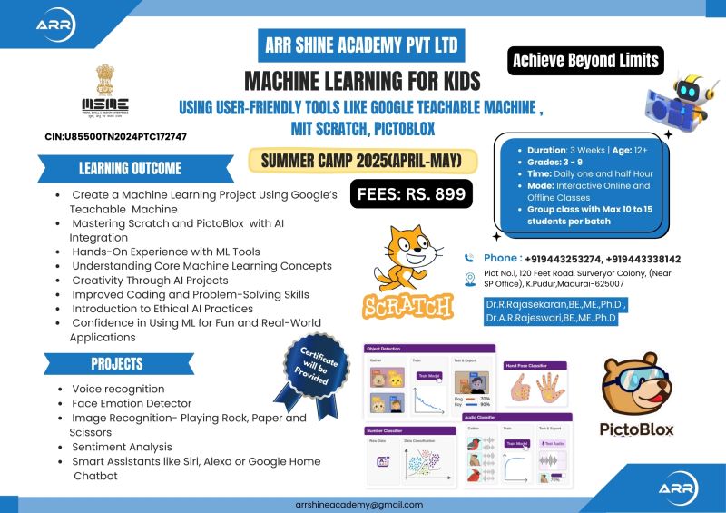 #machinelearning #pictoblox #mitscratch | Arrshine Academy #machinelearning #pictoblox #mitscratch | Arrshine Academy
