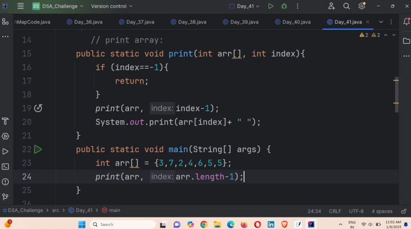 #dsa #recursion #arrays #problemsolving #codingchallenge #day47 ... #dsa #recursion #arrays #problemsolving #codingchallenge #day47 ...