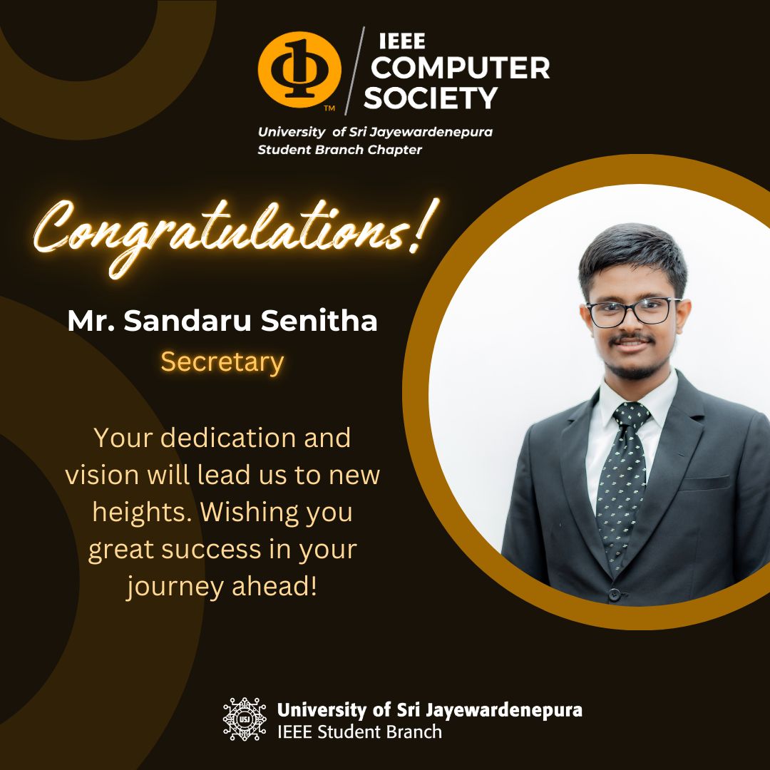 IEEE CS Student Branch Chapter - University of Sri Jayewardenepura on ... IEEE CS Student Branch Chapter - University of Sri Jayewardenepura on ...