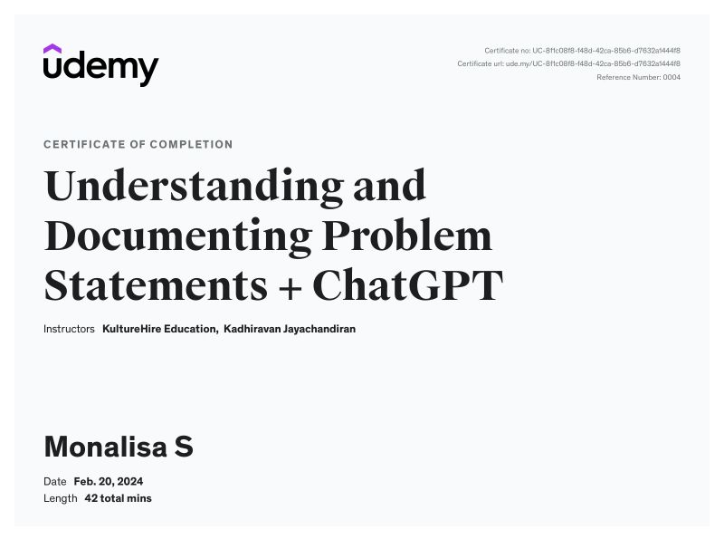 Monalisa S on LinkedIn: #dataanalysis #chatgpt #problemsolving Monalisa S on LinkedIn: #dataanalysis #chatgpt #problemsolving