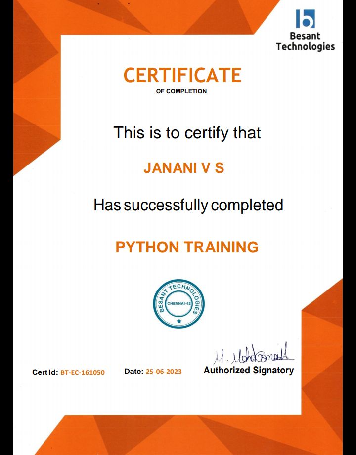 vs janani on LinkedIn: #pythonprogramminglanguage vs janani on LinkedIn: #pythonprogramminglanguage