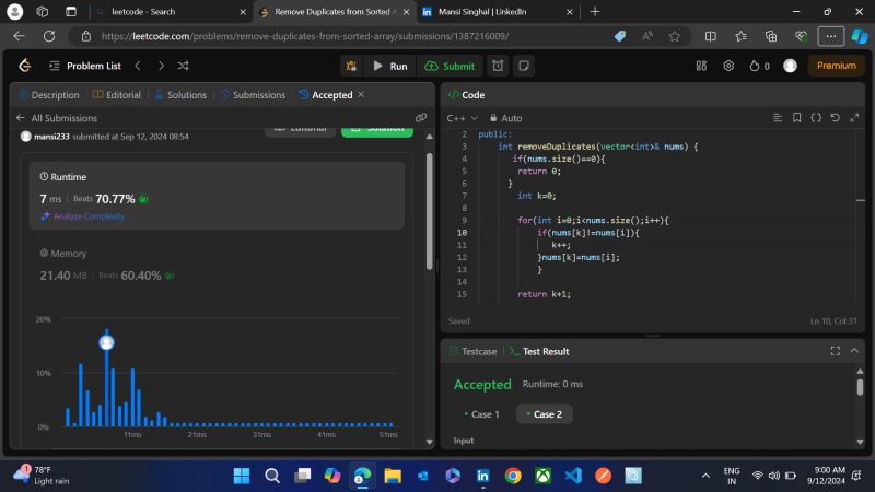 Mansi Singhal on LinkedIn: #codingchallenge #leetcode #datastructure # ... Mansi Singhal on LinkedIn: #codingchallenge #leetcode #datastructure # ...