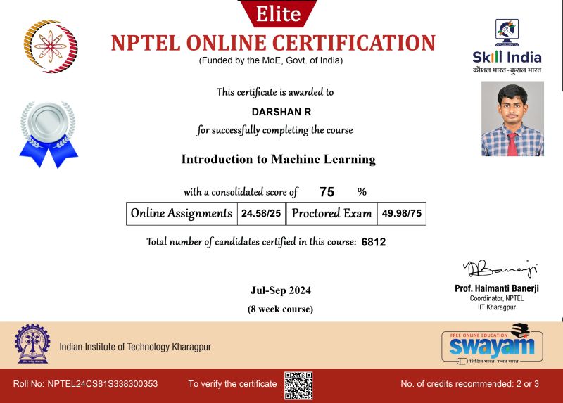 Darshan R on LinkedIn: #datascience #machinelearning #python #nptel # ... Darshan R on LinkedIn: #datascience #machinelearning #python #nptel # ...