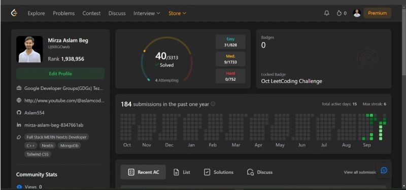 Mirza Aslam Beg on LinkedIn: #leetcode #dsa #coding #skills # ... Mirza Aslam Beg on LinkedIn: #leetcode #dsa #coding #skills # ...