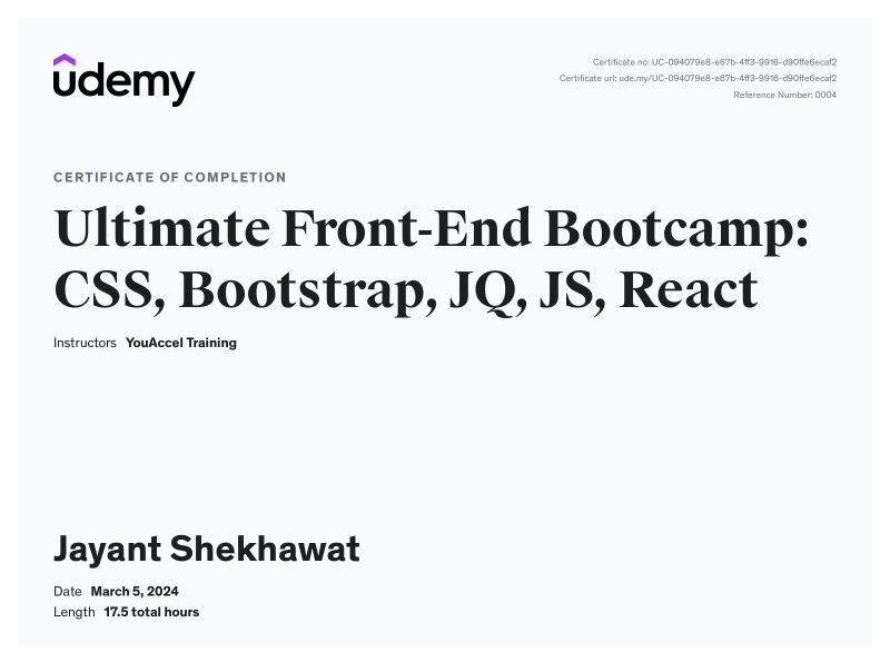 #frontenddevelopment #techskills | Jayant Singh Shekhawat #frontenddevelopment #techskills | Jayant Singh Shekhawat
