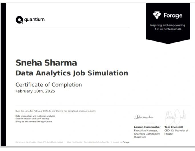 #quantium #dataanalytics #certification #datascience #careergrowth ... #quantium #dataanalytics #certification #datascience #careergrowth ...