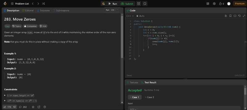 Vibha Gupta on LinkedIn: #day #leetcode #problemsolving #continuouslearning Vibha Gupta on LinkedIn: #day #leetcode #problemsolving #continuouslearning