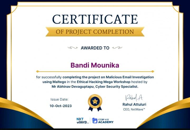 Mounika Bandi on LinkedIn: #nxtwave Mounika Bandi on LinkedIn: #nxtwave