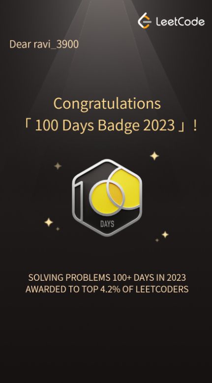 Ravi Kumar on LinkedIn: #leetcode #codingachievement #problemsolver Ravi Kumar on LinkedIn: #leetcode #codingachievement #problemsolver
