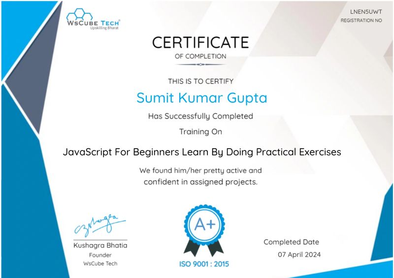 SUMIT KUMAR GUPTA on LinkedIn: #javascriptdevelopment #webdevelopment # ... SUMIT KUMAR GUPTA on LinkedIn: #javascriptdevelopment #webdevelopment # ...