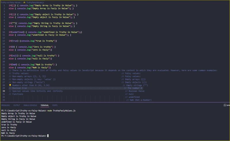 #javascript #programming #truthyfalsy | Haroon Nissar #javascript #programming #truthyfalsy | Haroon Nissar