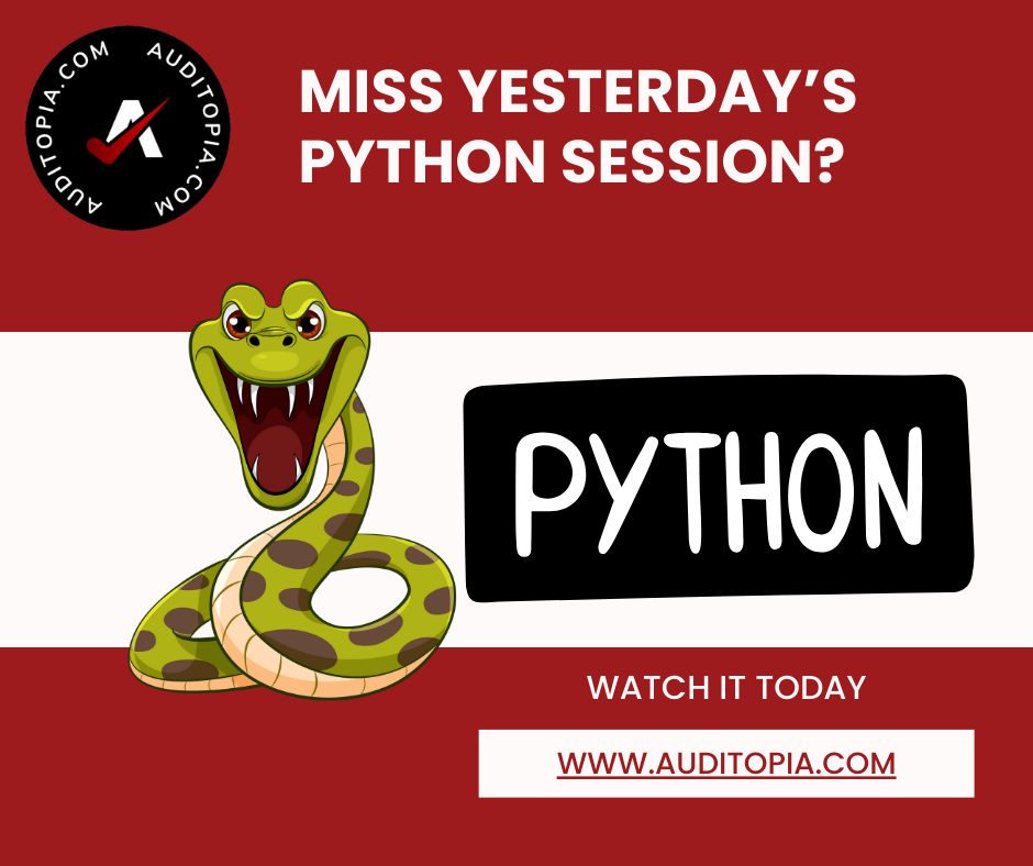 #python #audit #pythonlearning | Auditopia #python #audit #pythonlearning | Auditopia
