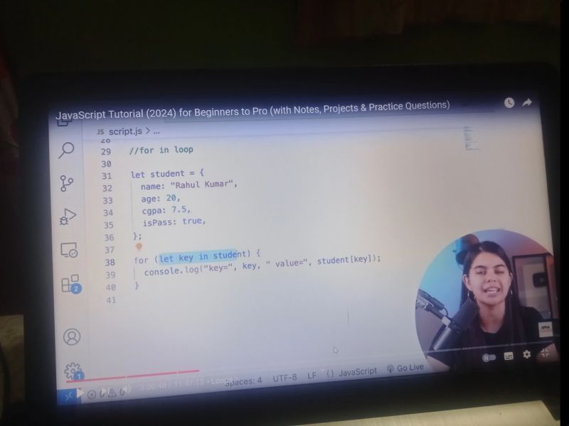 Day 3 of learning javascript with Shradha Khapra | subodh raturi posted ... Day 3 of learning javascript with Shradha Khapra | subodh raturi posted ...