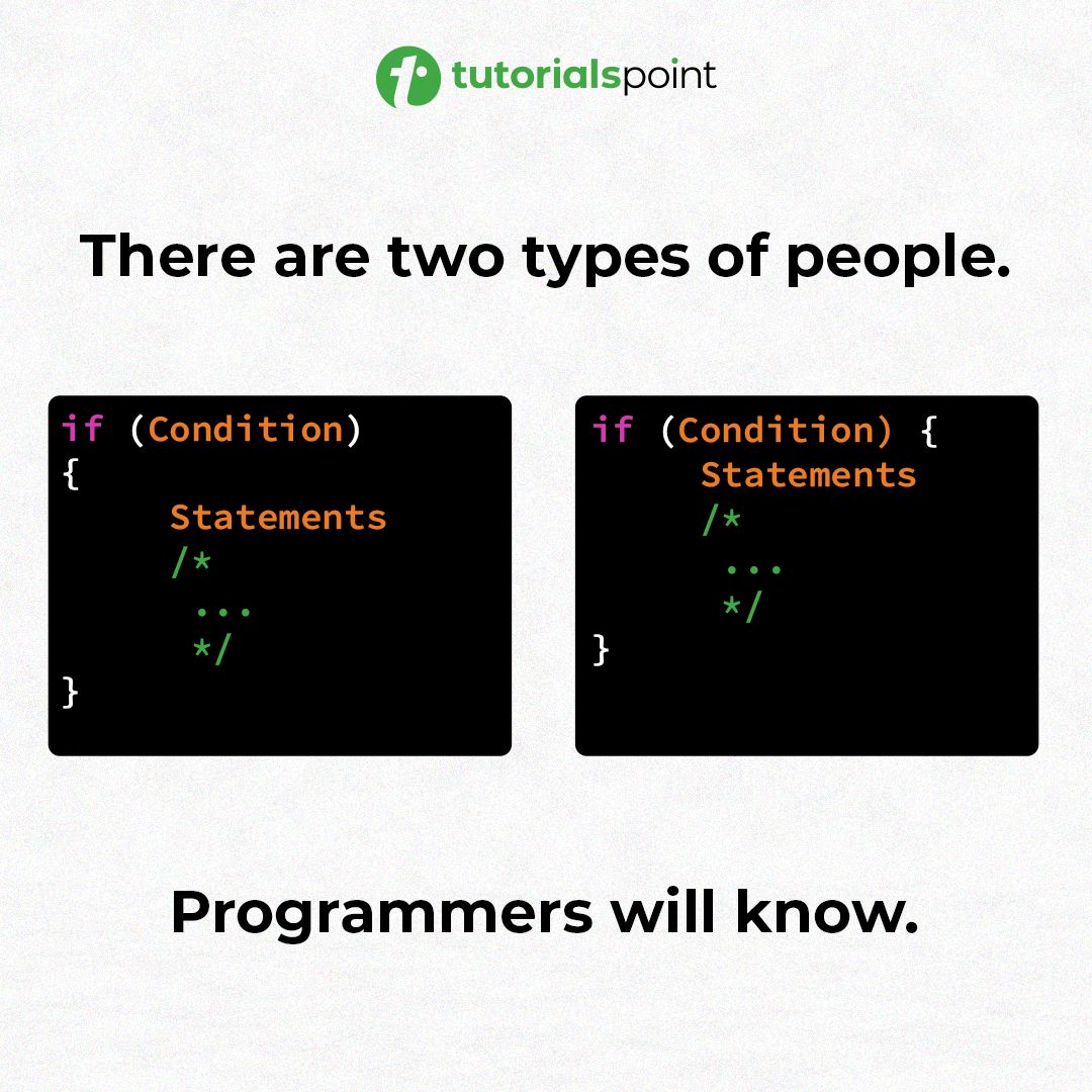 Tutorialspoint on LinkedIn: #programmerlife Tutorialspoint on LinkedIn: #programmerlife