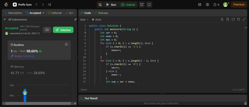#100daychallenge #leetcode #java #codingjourney | Andrew Ezhil #100daychallenge #leetcode #java #codingjourney | Andrew Ezhil