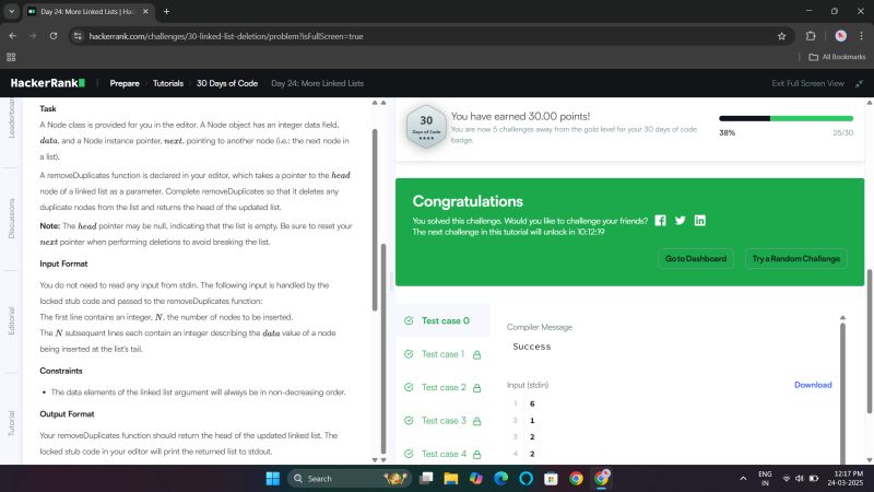 #java #hackerrank #30daysofcode #linkedlist #datastructures… | Asmita Deme #java #hackerrank #30daysofcode #linkedlist #datastructures… | Asmita Deme